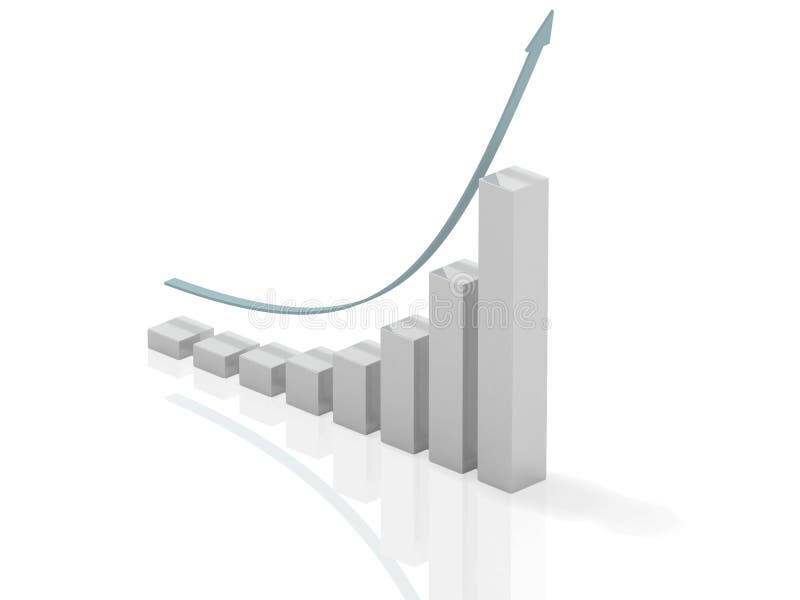 Exponential growth stock illustration. Illustration of chart - 16094361