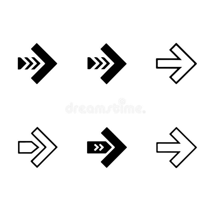 Export-arrow-vector-icon-in-6-different-modern Sign Stock Vector ...