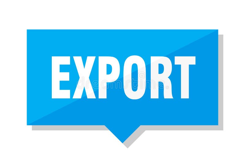 Export price tag stock vector. Illustration of export - 118936070