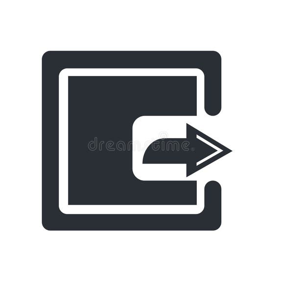 Export Button Icon Vector Sign and Symbol Isolated on White Background ...