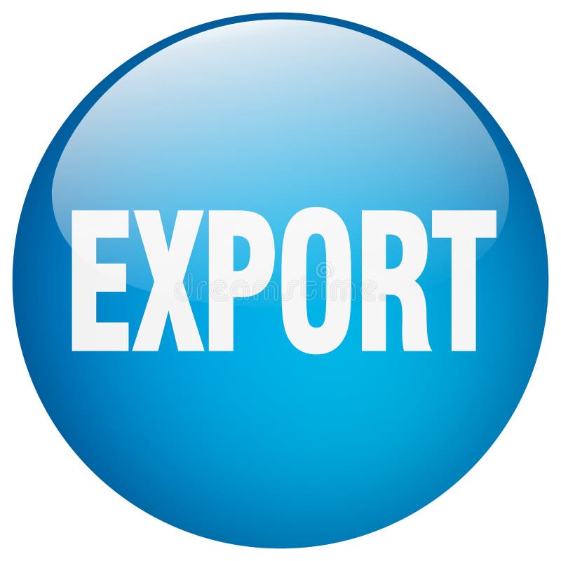 Export Red Round Gel Button Stock Vector - Illustration of isolated ...