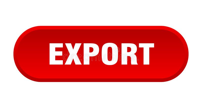 Export Button. Export Square 3d Push Button Stock Vector - Illustration ...