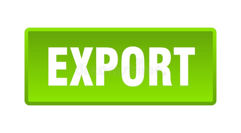 Export button stock vector. Illustration of shine, label - 119942617