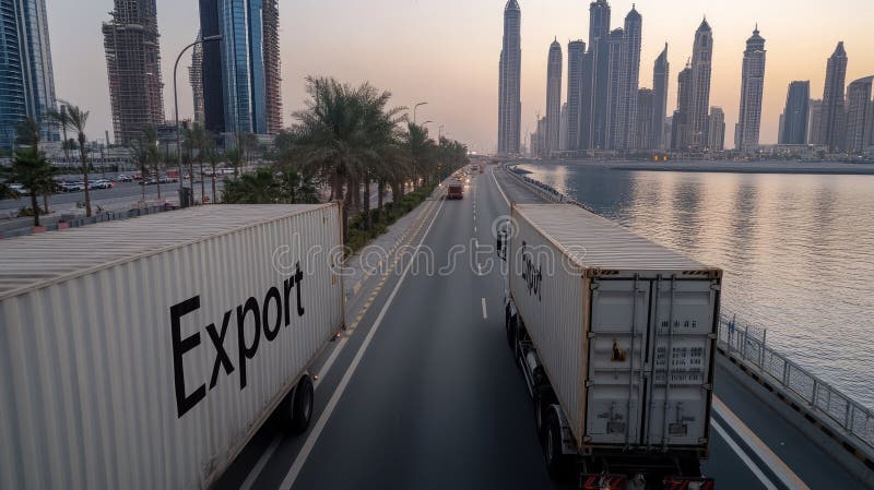 Export Container: Sturdy Shipping Box Labeled Export, International ...