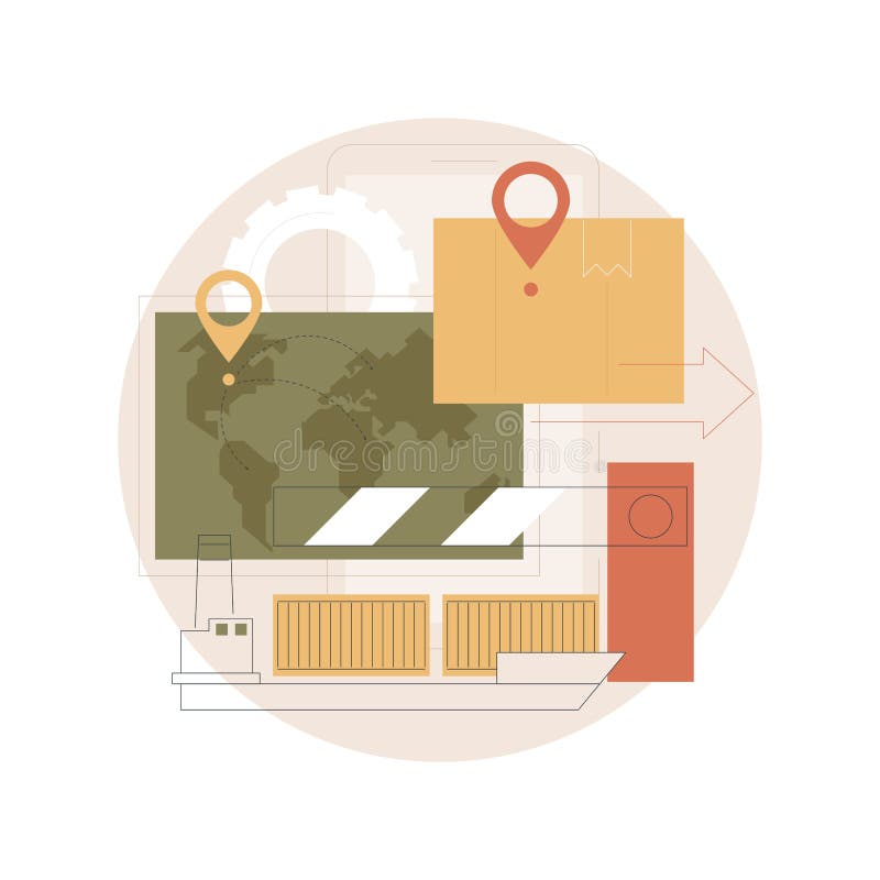 Export Control Abstract Concept Vector Illustration. Stock Vector ...