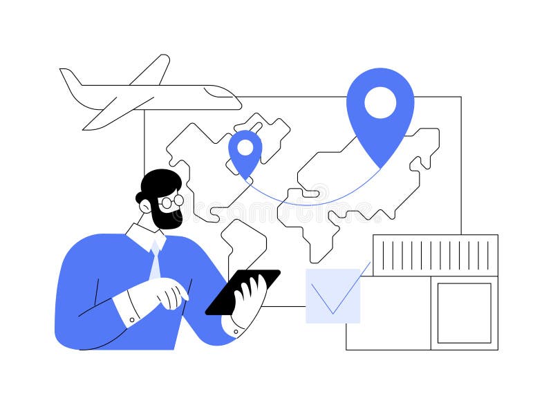 Export Control Abstract Concept Vector Illustration. Stock Vector ...