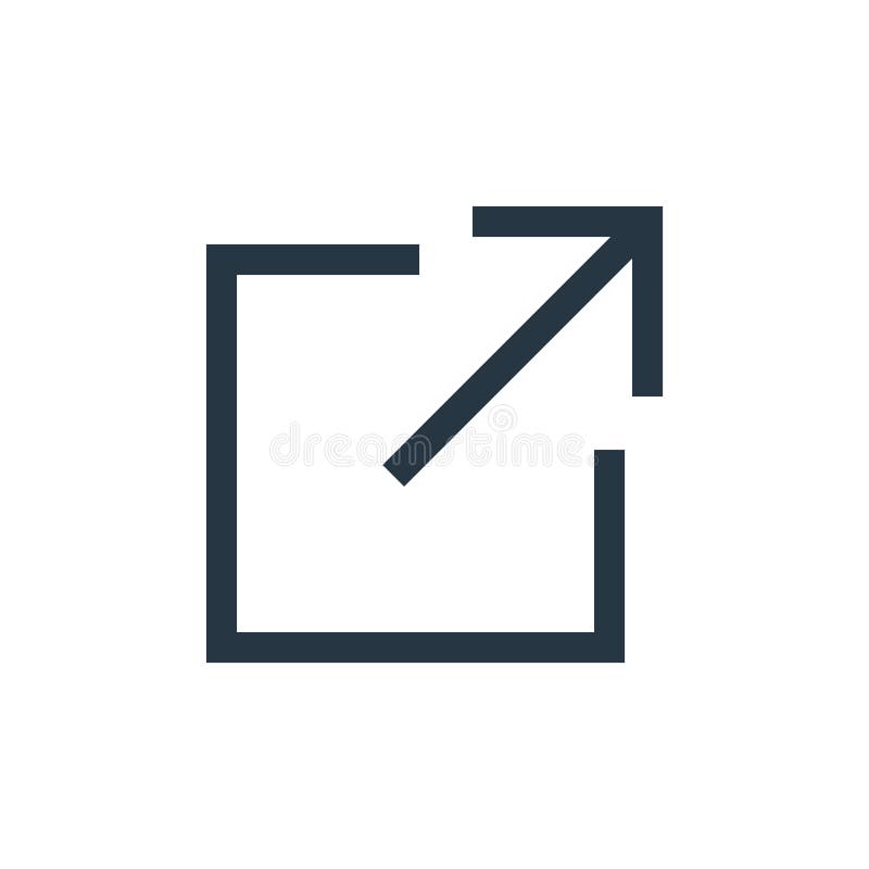 Export Icon Vector from Basic Ui Concept. Thin Line Illustration of ...