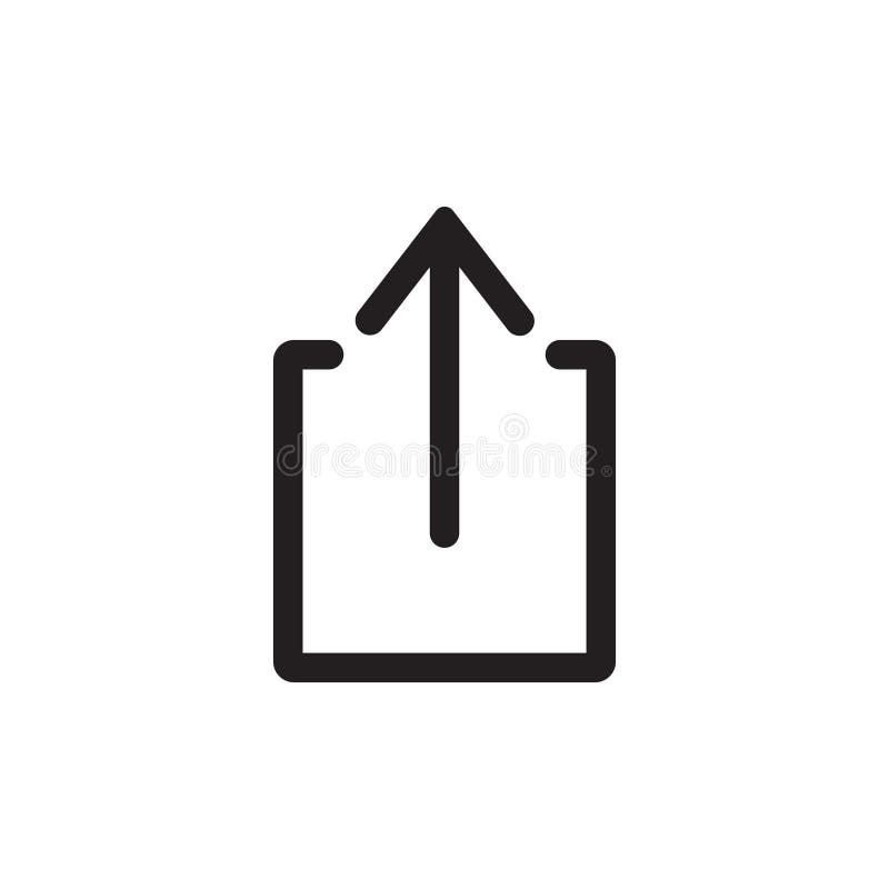 Export icon vector stock vector. Illustration of distribution - 311317000