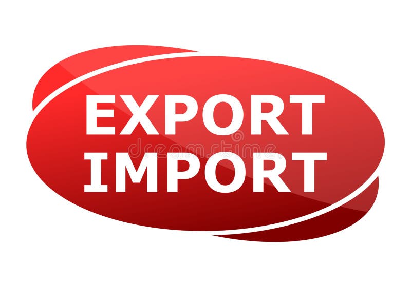Export Import Sign - Illustration Stock Vector - Illustration of import ...