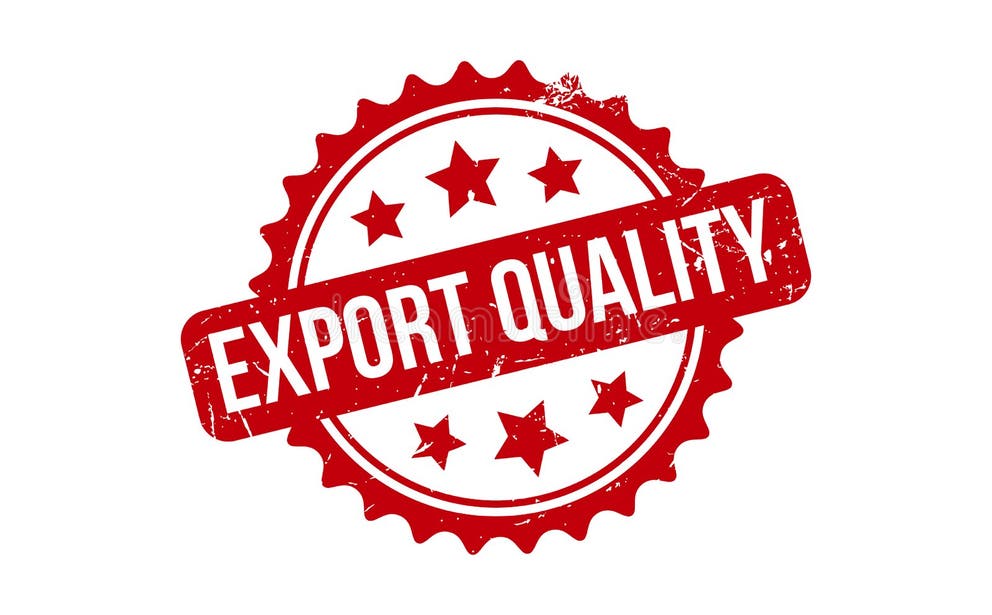 Export Quality Rubber Stamp. Red Export Quality Rubber Grunge Stamp ...