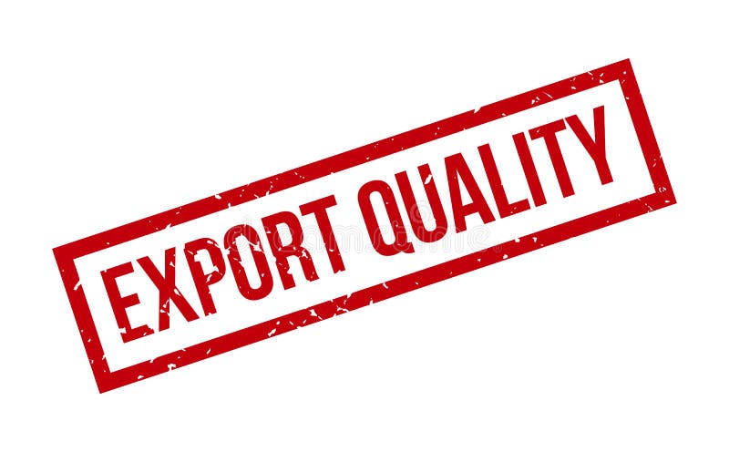 Export Quality Rubber Stamp. Red Export Quality Rubber Grunge Stamp ...