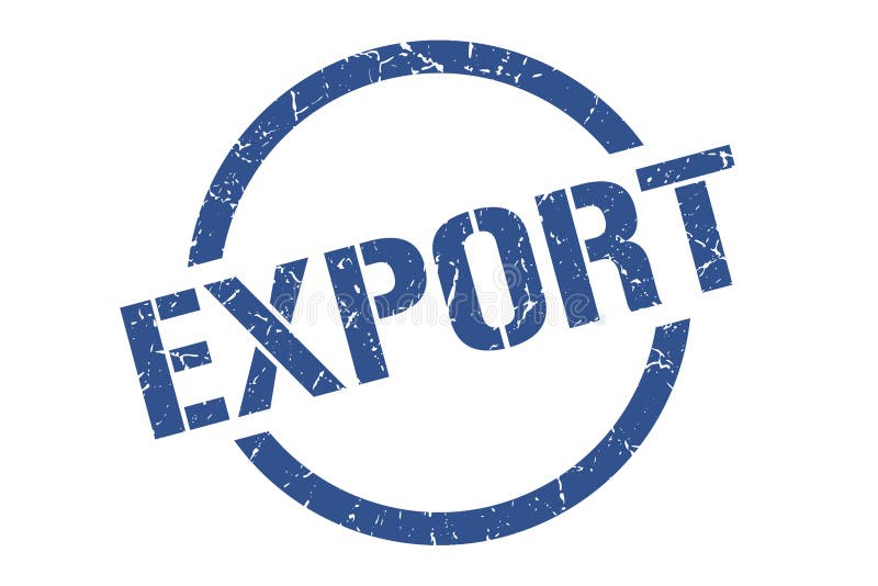 Export stamp stock vector. Illustration of isolated - 136953238