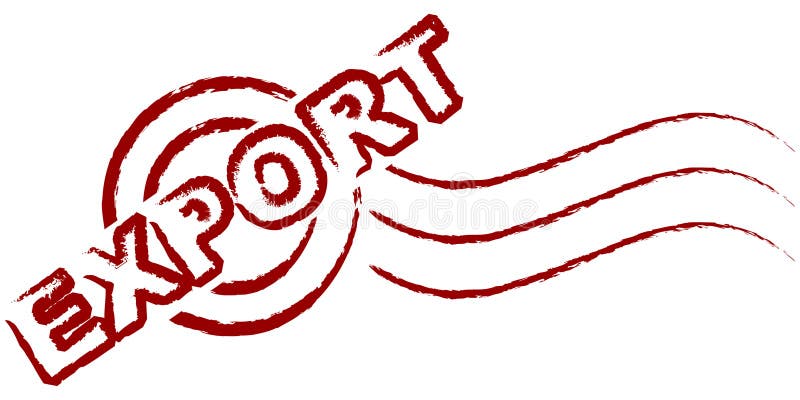 Export stamp stock vector. Illustration of export, stamp - 16490140