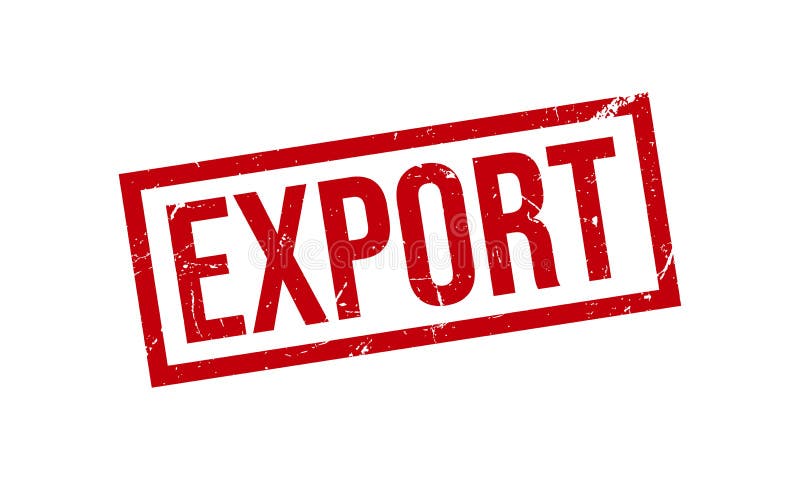 Export Stamp Seal Vector Illustration Stock Vector - Illustration of ...