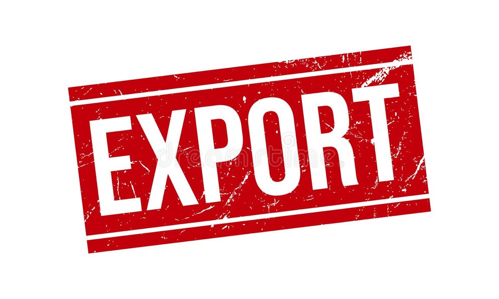 Export Stamp Seal Vector Illustration Stock Illustration - Illustration ...