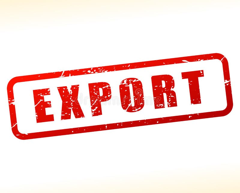 Export Stamp. Export Round Isolated Sign Stock Vector - Illustration of ...