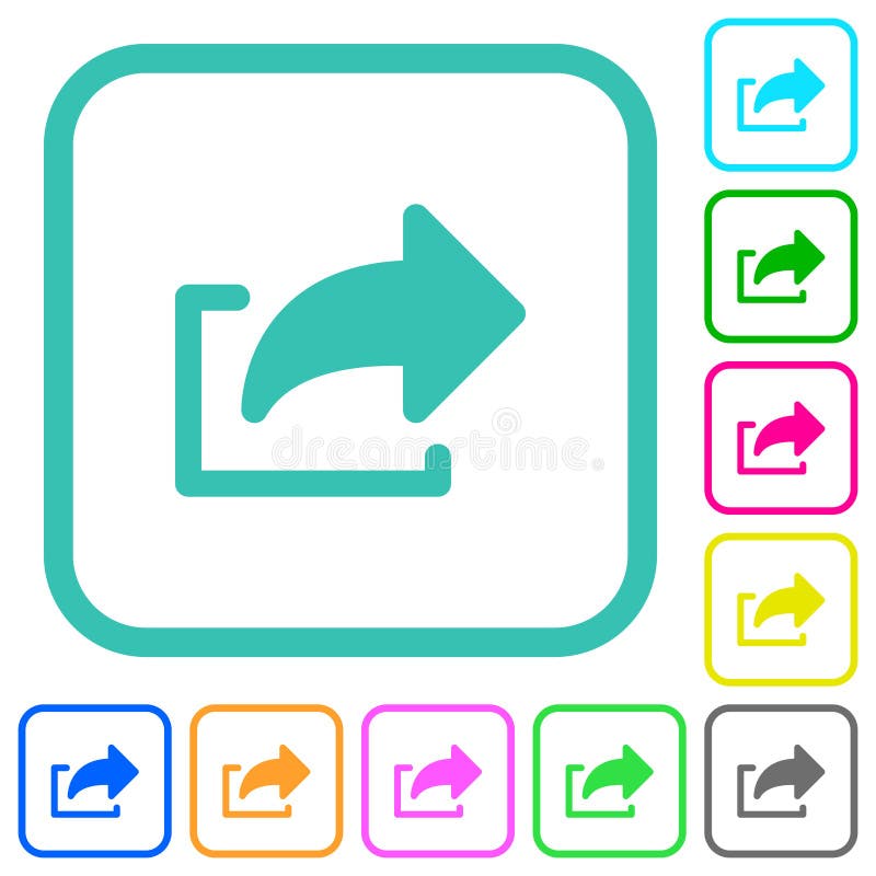 Export Symbol Solid Vivid Colored Flat Icons Stock Vector ...