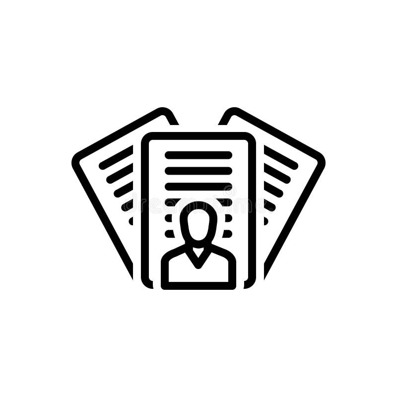 Black Line Icon for Expose, Reveal and Declare Stock Vector ...