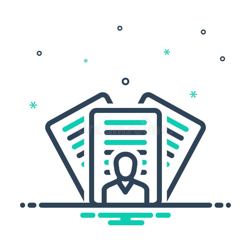 Mix Icon for Expose, Reveal and Declare Stock Illustration ...