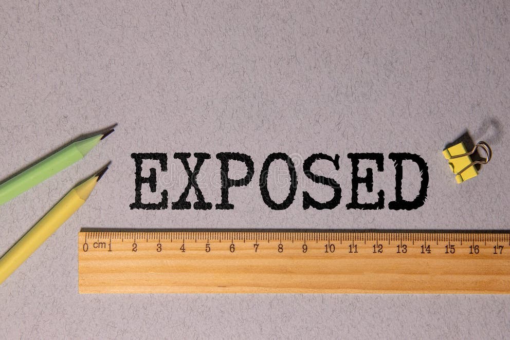 EXPOSE Word Made with Building Blocks Stock Photo - Image of measure ...