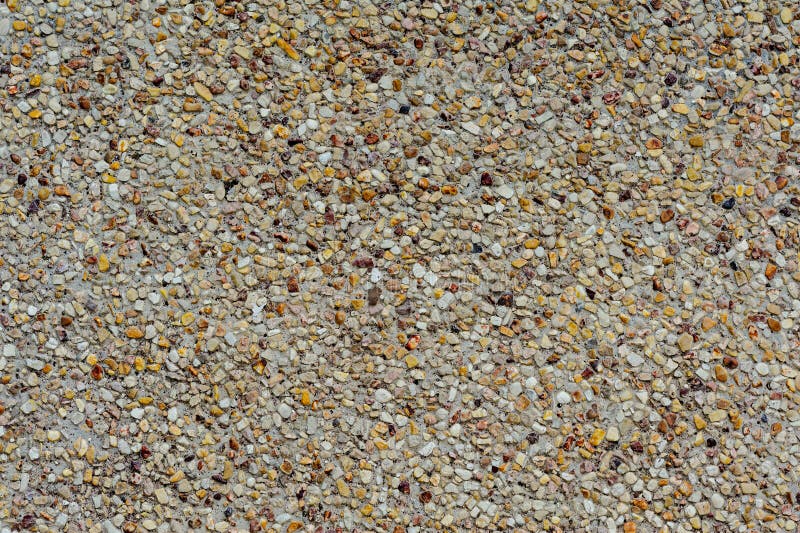 Exposed Aggregate Finish On The Floor Stock Image - Image of concrete ...