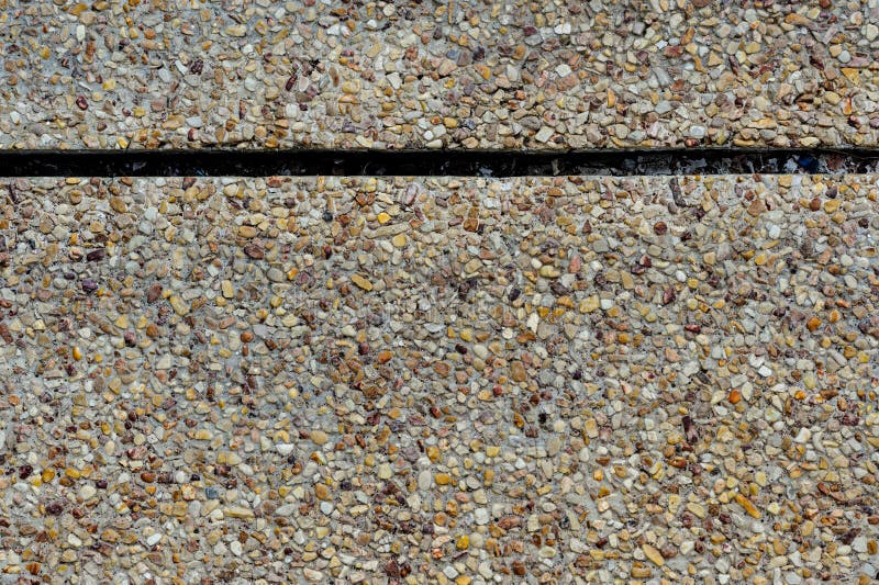 Exposed Aggregate Finish On The Floor Stock Image - Image of concrete ...