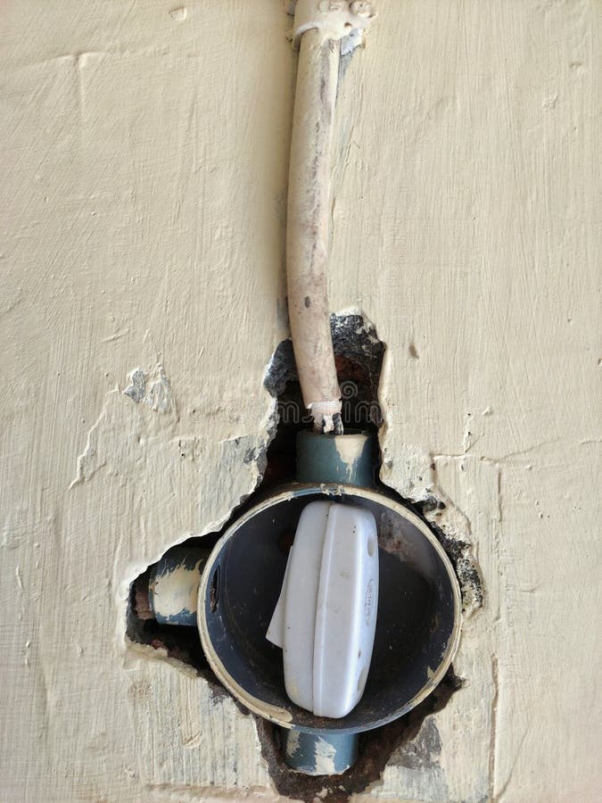 Exposed Electrical Wiring and Switch Stock Photo - Image of electrical ...