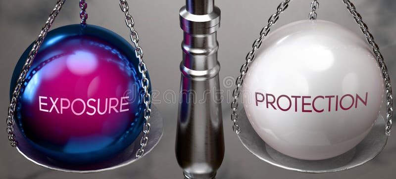 Exposure or Protection - Weighing Two Choices, Available Options Stock ...
