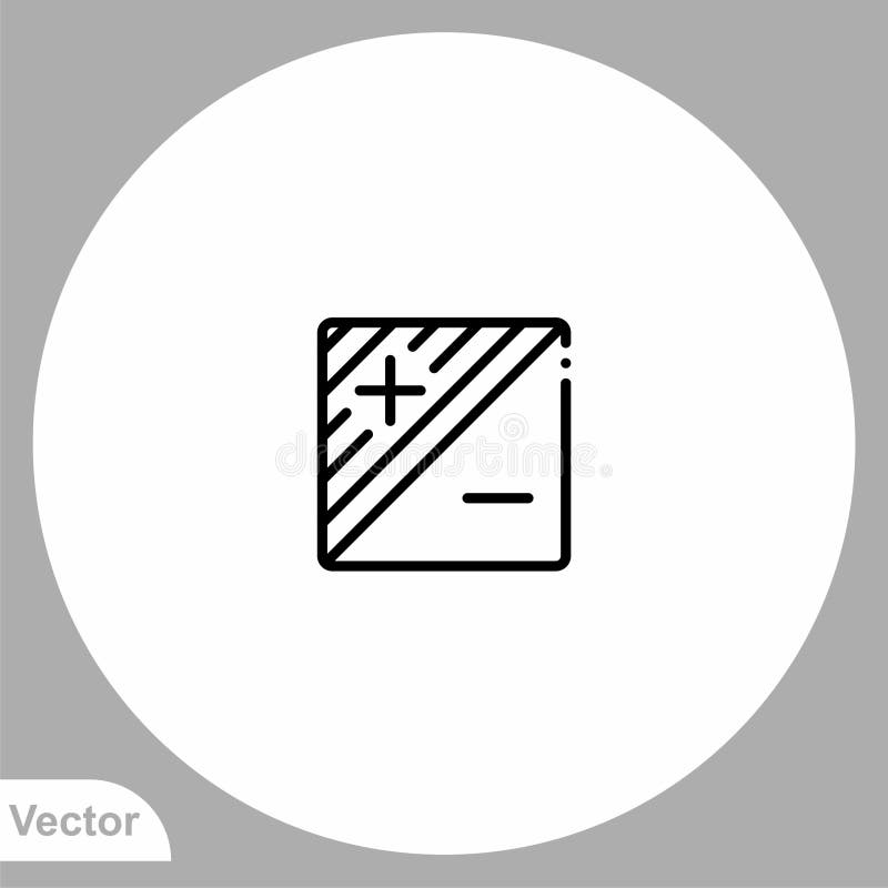 Exposure Vector Icon Sign Symbol Stock Vector - Illustration of ...