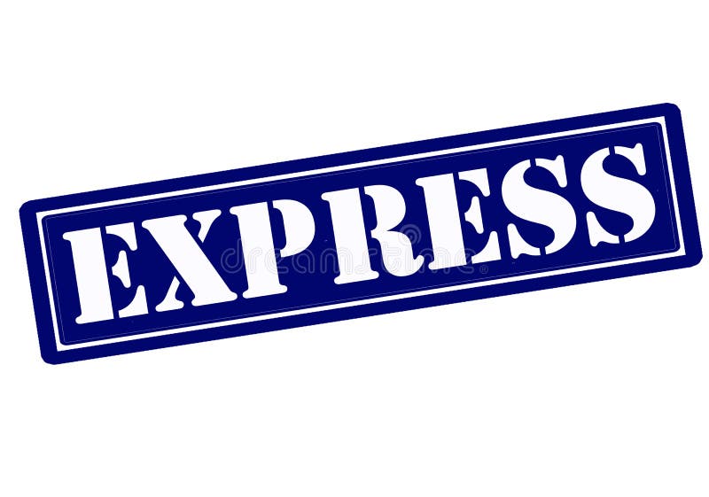 Exprese stock de ilustración. Ilustración de palabra - 109190056