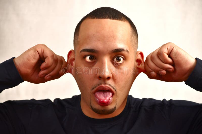 Cara tonta foto de archivo. Imagen de divertido, tonto - 16710636