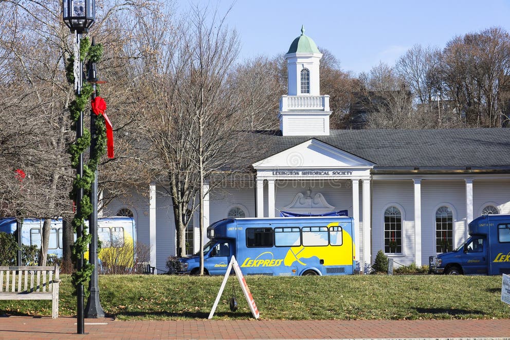 Express Bus in Lexington, Massachusetts Editorial Photo - Image of ...