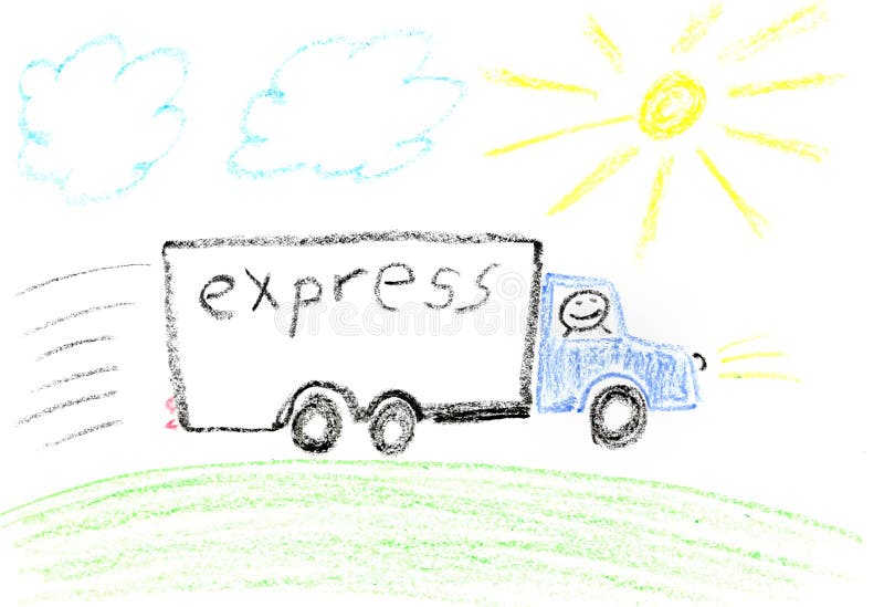 Express delivery stock illustration. Illustration of freight - 13658614