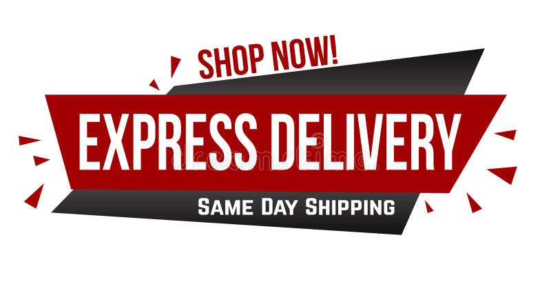 Express Delivery Banner Design Stock Vector - Illustration of ...