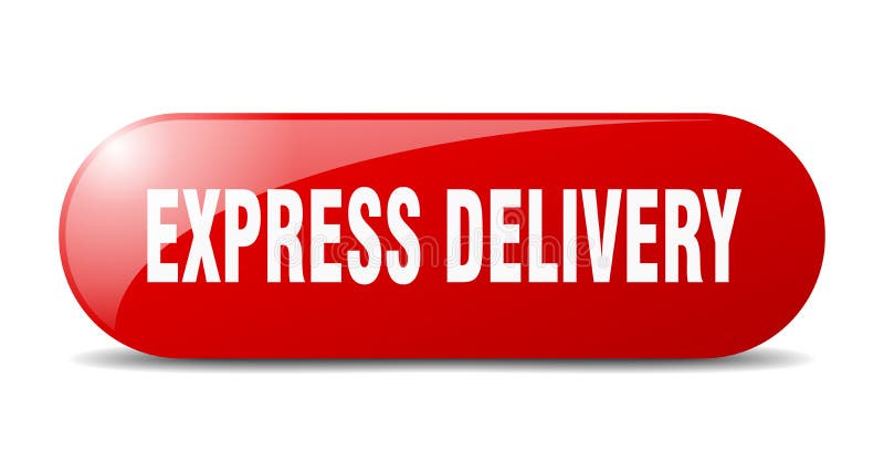 Delivery Button on Laptop Keyboard Fast Courier Service Express Truck ...
