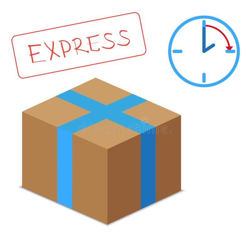 Express delivery graphic stock vector. Illustration of minutes - 48966707