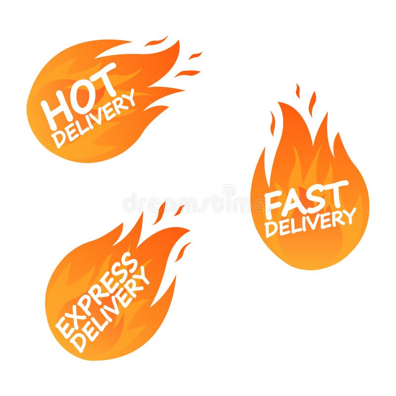 Fast Food Express Delivery Symbols Stock Illustrations – 86 Fast Food ...