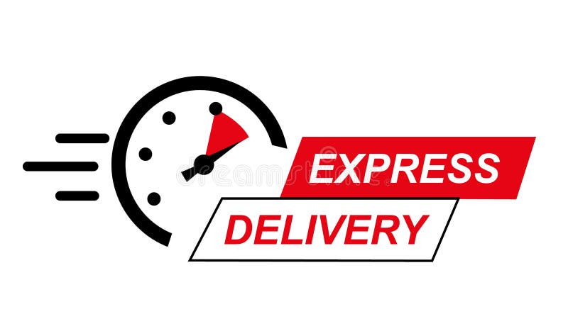 Express Delivery Icon for Apps and Website. Delivery Concept. Vector ...