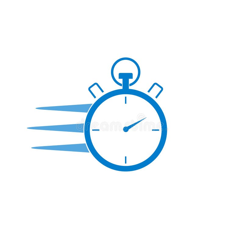 Express Timer Delivery Icons - Vector Illustrations Isolated on ...