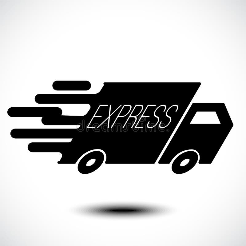 Express delivery icon stock vector. Illustration of grocery - 125651740