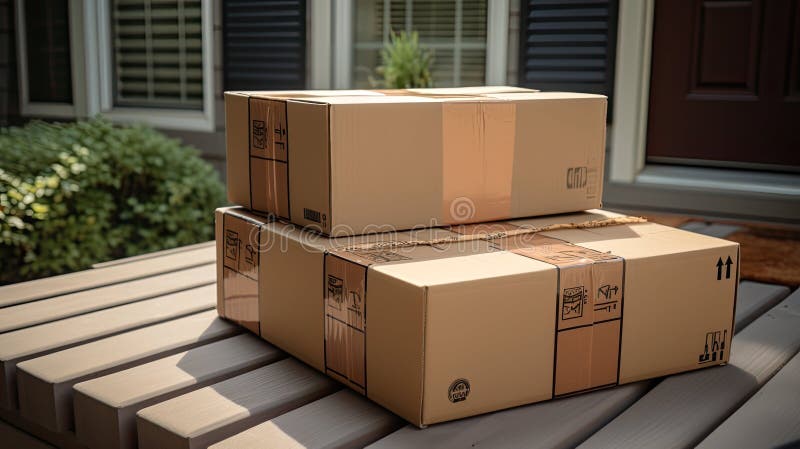 Express delivery package stock illustration. Illustration of freight ...