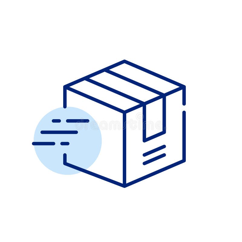 Delivery Box. Parcel with Map Pointer Symbol. Pixel Perfect Icon Stock ... Delivery Box. Parcel with Map Pointer Symbol. Pixel Perfect Icon Stock ...