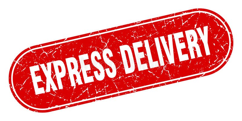 Express Delivery Sign. Express Delivery Grunge Stamp Stock Vector ...