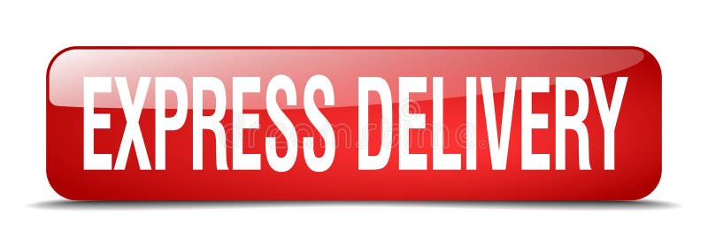 Express delivery button stock vector. Illustration of note - 120308940