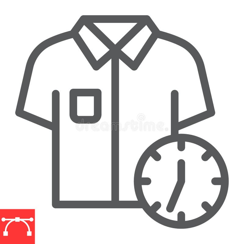 Express Cleaning Line Icon, Clean and Service, Shirt Sign, Vector ...