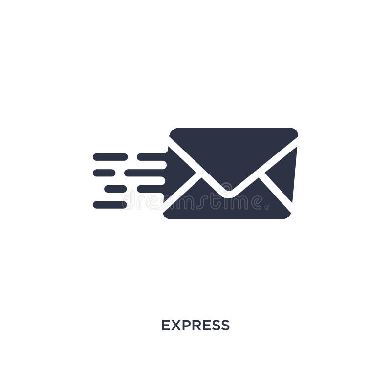 Express Icon on White Background. Simple Element Illustration from User ...