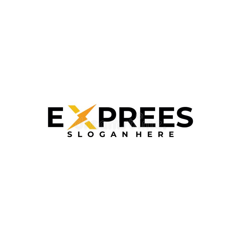 Express Logo Vector Design Template Stock Vector - Illustration of post ...