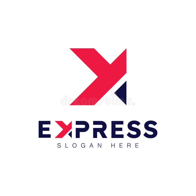 Express Logo Vector Icon Design Illustration Template Stock Vector ...