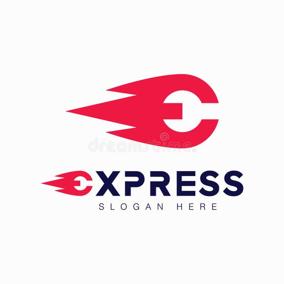 Express Logo Vector Icon Design Illustration Template Stock Vector ...