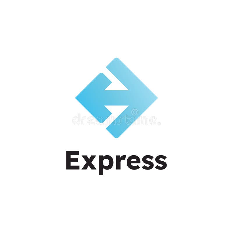 Express Logo Vector Icon Design Illustration Template Stock Vector ...